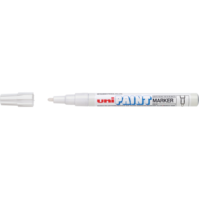 uni ball Permanent Marker PAINT PX 21 weiß PX 21 L bei officeb2b