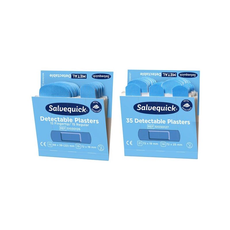 CEDERROTH Salvequick Pflaster-Nachfüllpackung, detektierbar 51030127 ... CEDERROTH Salvequick Pflaster-Nachfüllpackung, detektierbar 51030127 ...